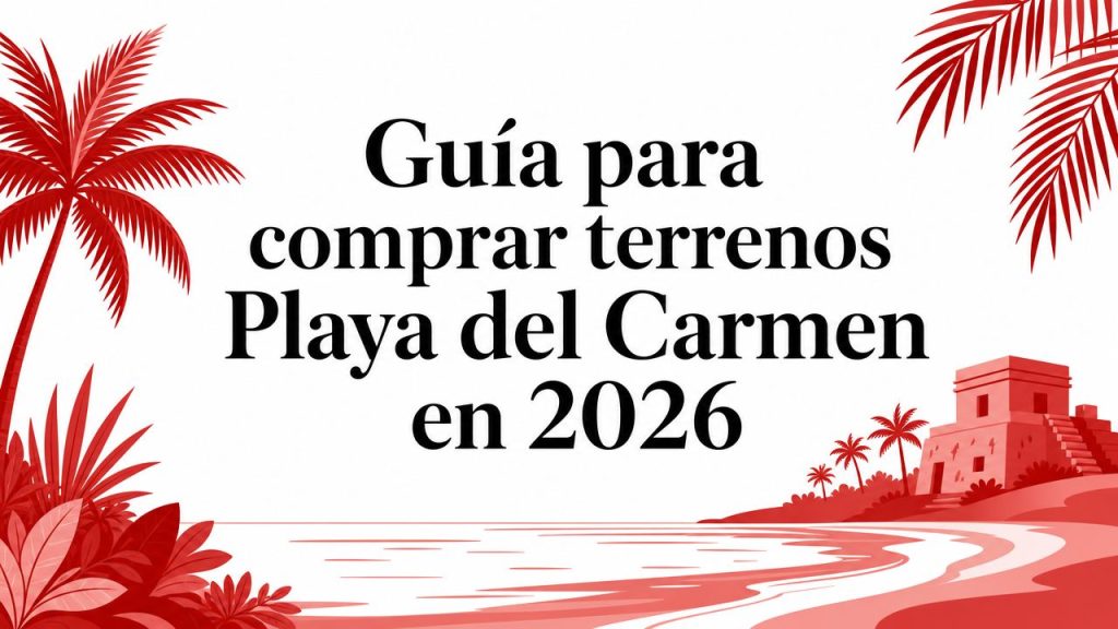 Guía para comprar terrenos Playa del Carmen en 2026